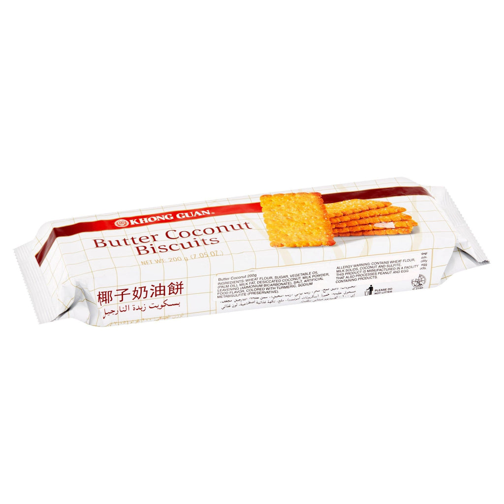 Khong Guan Butter Coconut Biscuits Crackers 7.05 Oz (200 g) - 椰子奶油饼 ...