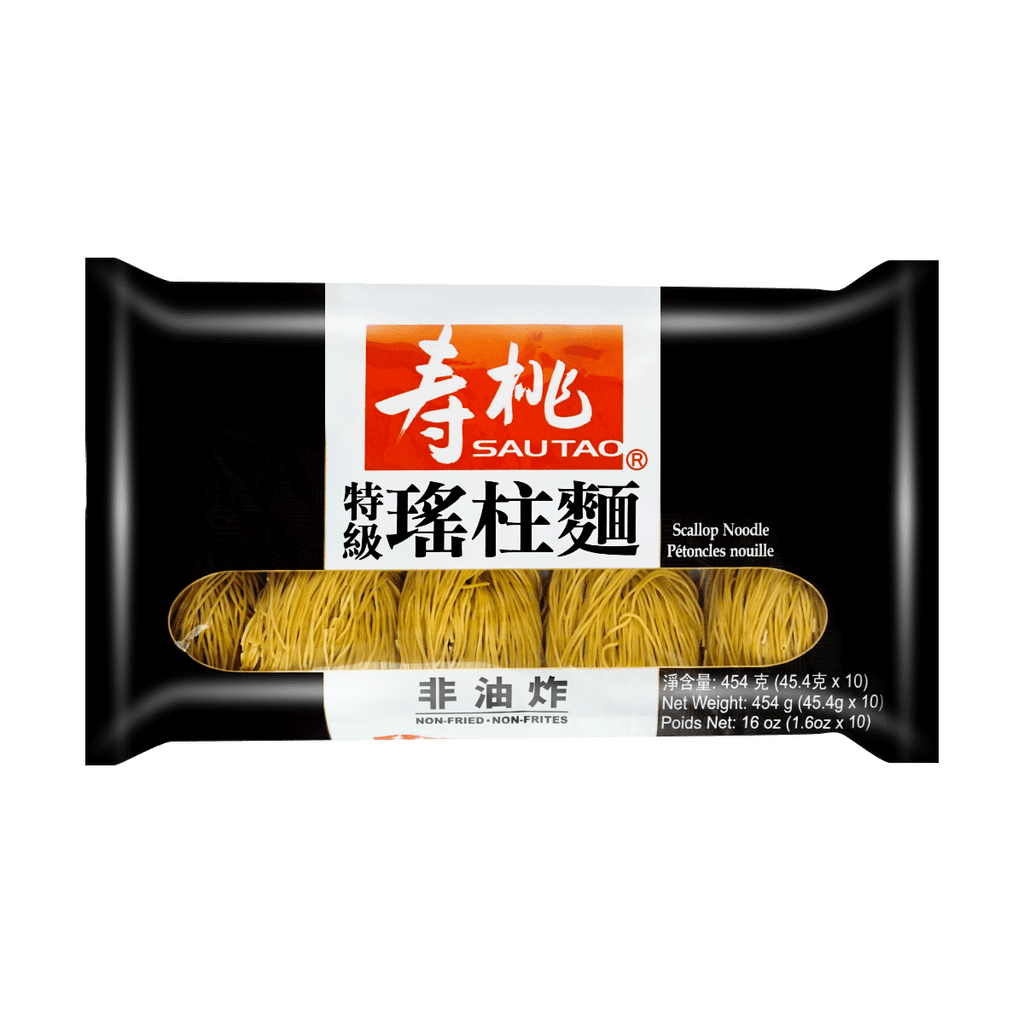 SAUTAO Scallop Noodles 16 Oz (454 g) - 寿桃非油炸特級瑤柱面 – CoCo Fresh Mart