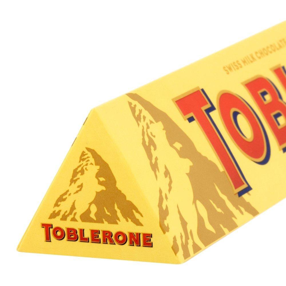 Toblerone Swiss Milk Chocolate With Honey and Almond Nougat Set of 6 B ...
