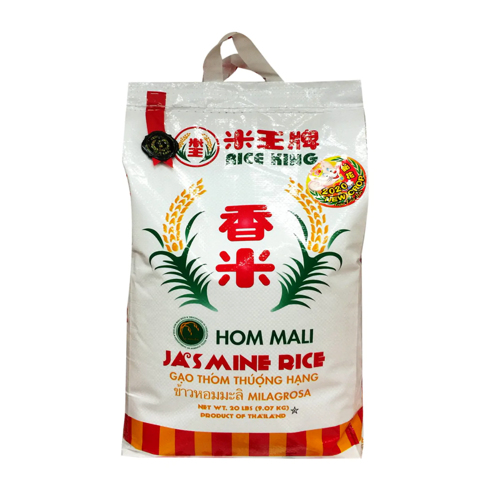 RICE KING Jasmine Rice 20LBS – CoCo Fresh Mart