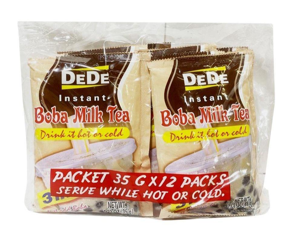 DeDe Instant 3 in 1 Boba Milk Tea 12-PACKS 14.76 Oz (420 g) – CoCo ...