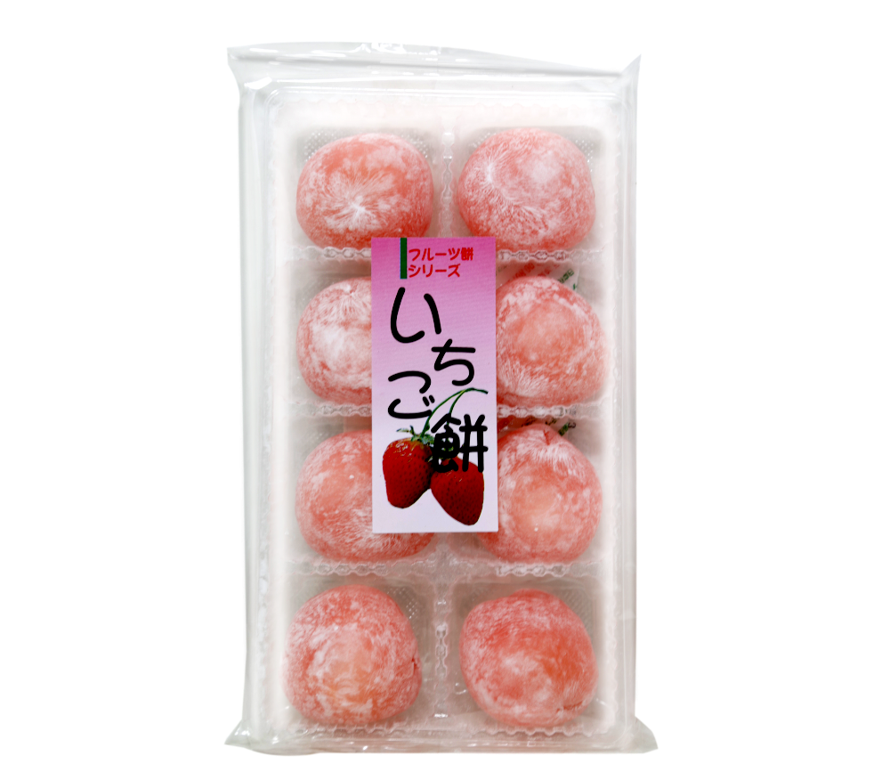 Japanese Fruit Mochi Ichigo Strawberry Daifuku Sweet Rice Cake 7.4 Oz ...