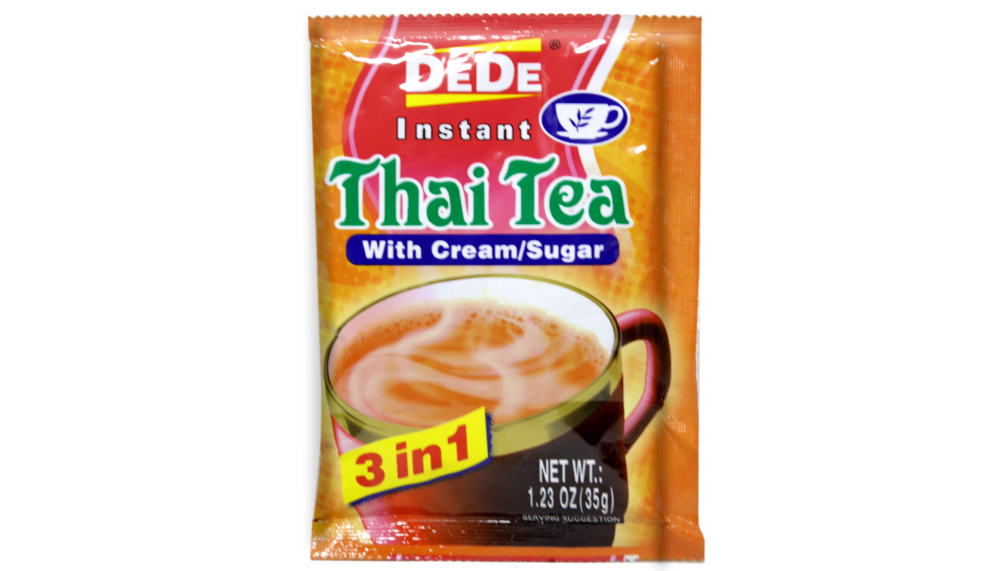 DeDe 3 in 1 Instant Thai Tea with Cream and Sugar 12-PACK 14.76 Oz (42 ...