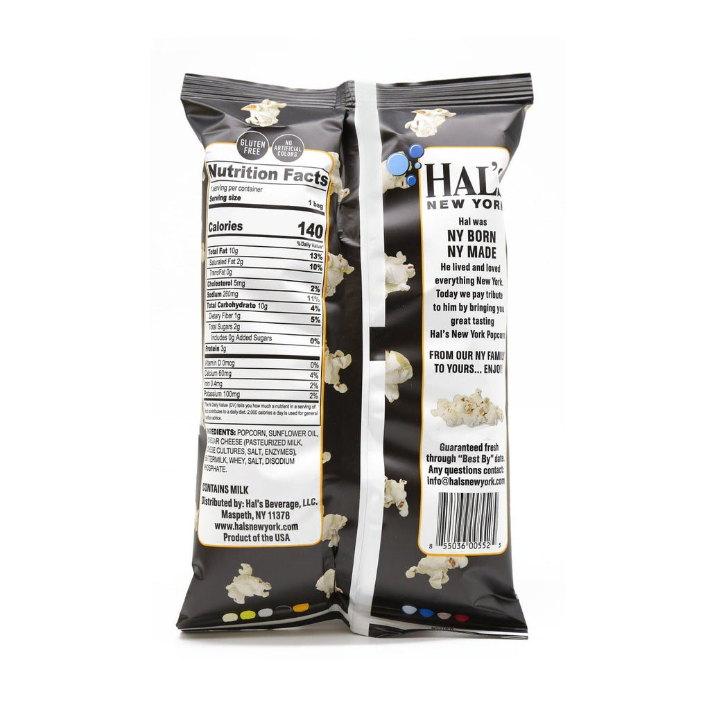 Hal's New York Popcorn White Cheddar Flavor 0.90 Oz (25.5 g) – CoCo ...