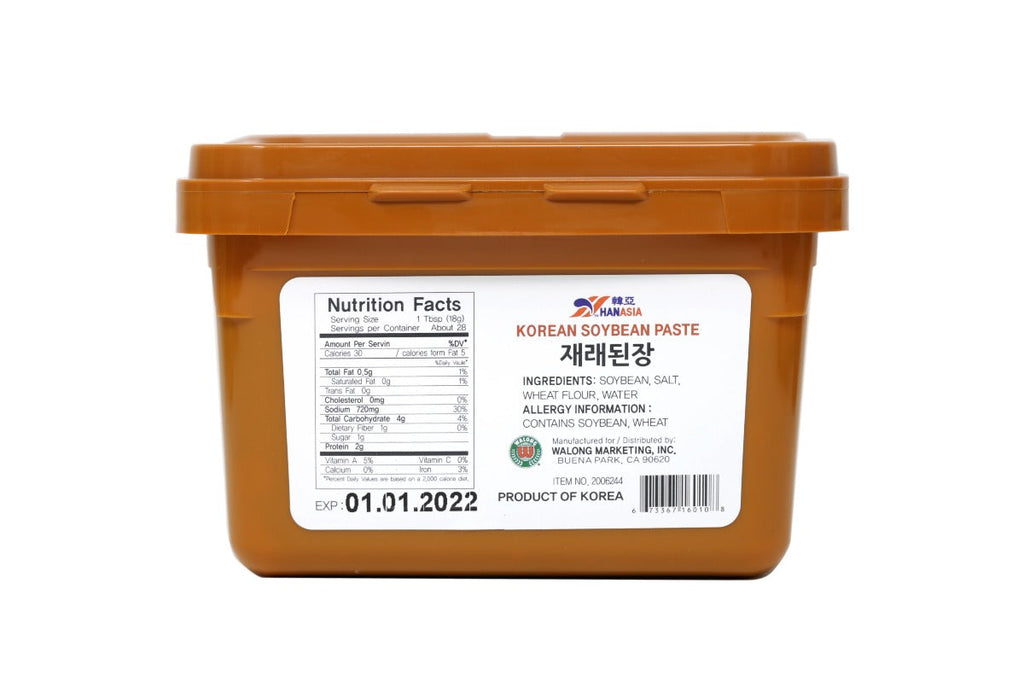 HanAsia Doen-Jang Korean Soybean Paste 17.6 Oz (500 g) – CoCo Fresh Mart
