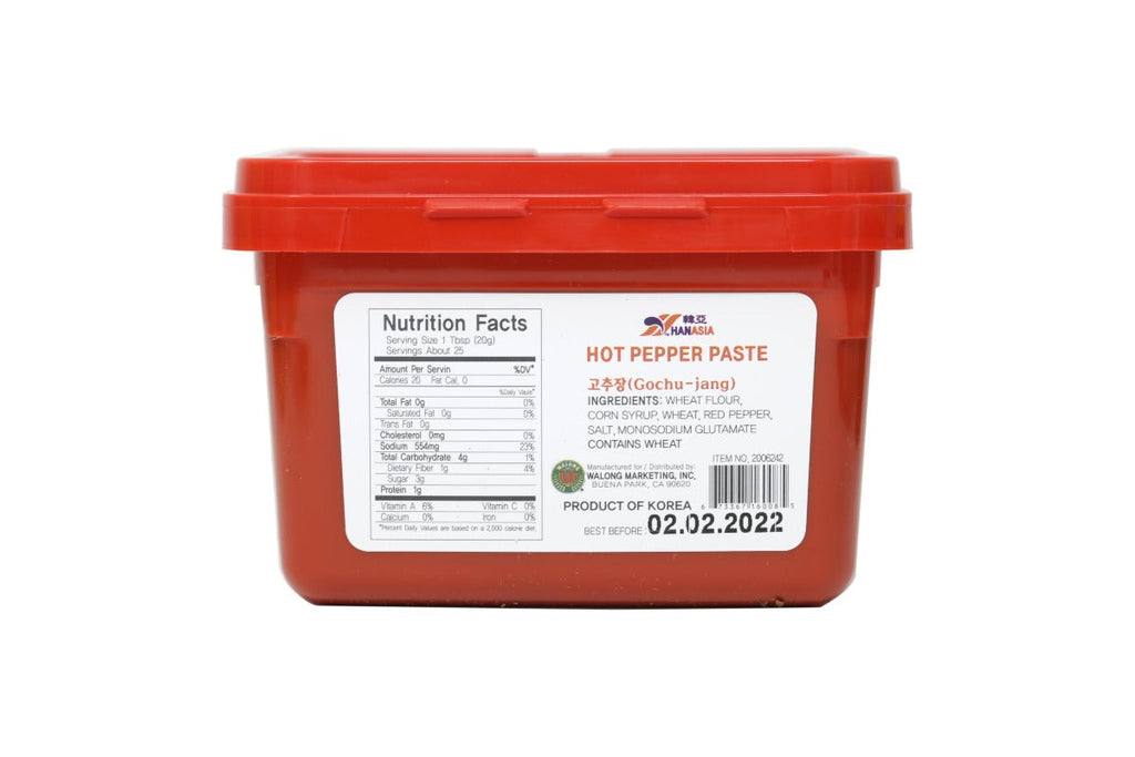 HanAsia Korean Gochu-Jang Hot Pepper Paste 17.6 Oz (500 g) – CoCo Fresh ...