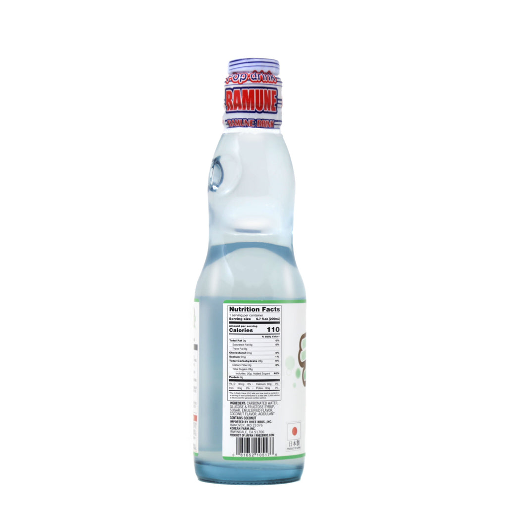 Hana Ramune Carbonated Soft Drink Coconut Flavor 6.7 FL Oz (200 mL ...