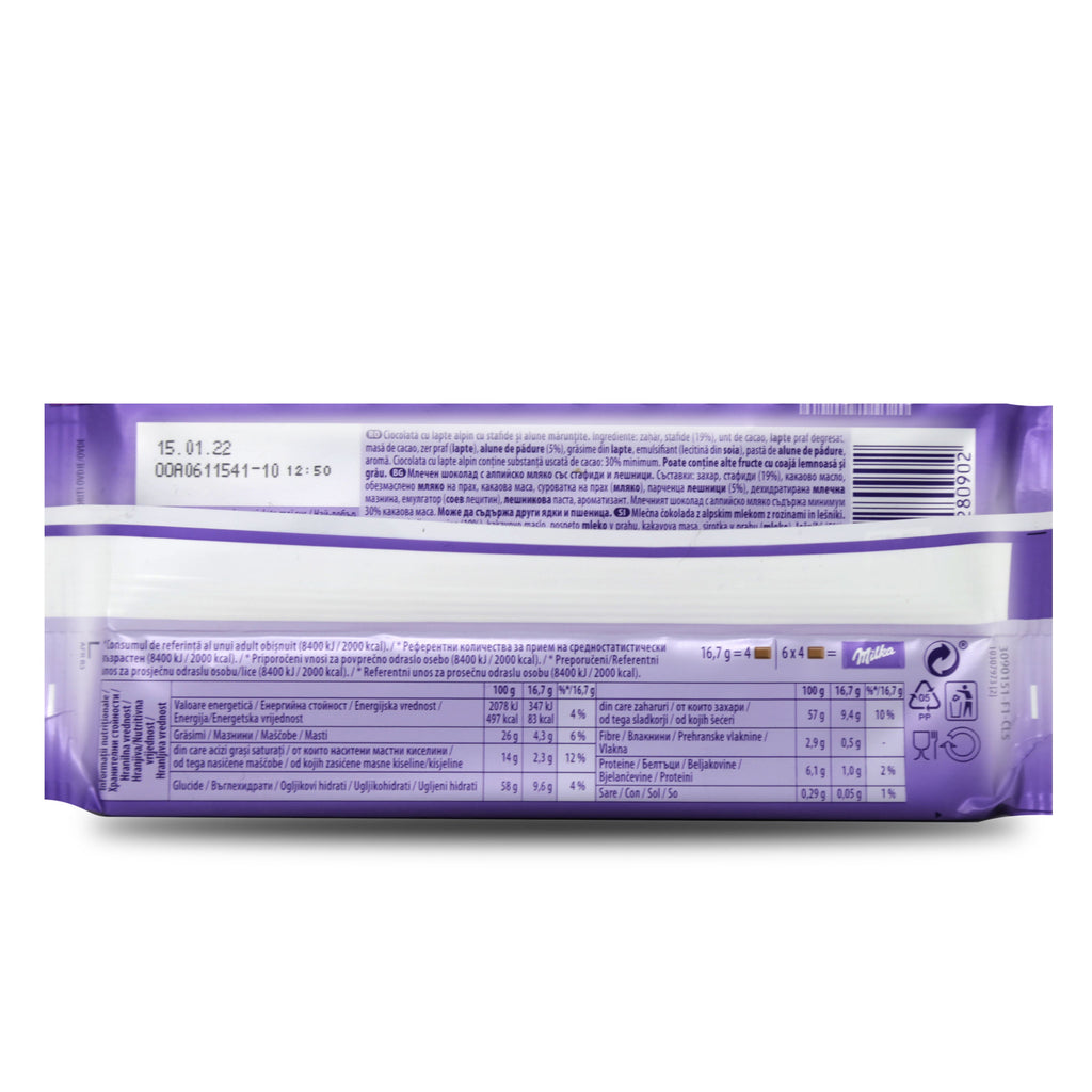 Milka Chocolate Raisin & Nuts 100 g – CoCo Fresh Mart