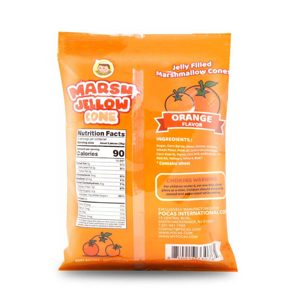 Josh Bosh Marshmallow Cone Orange Flavor 3.52 Oz (100 g) – CoCo Fresh Mart