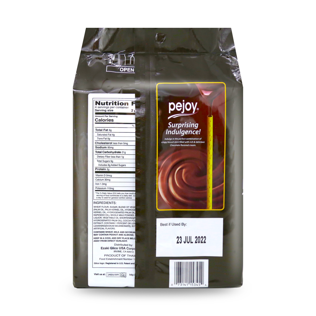 GLICO Pejoy Chocolate Cream Filled Biscuit Sticks 8 Packs 4.24 Oz (120 ...