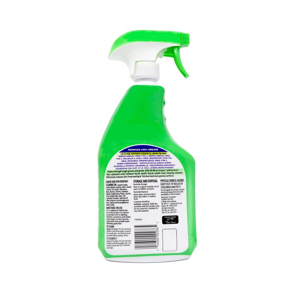 SCJohnson Fantastik Disinfectant Advanced Kitchen and Grease Cleaner 3 ...