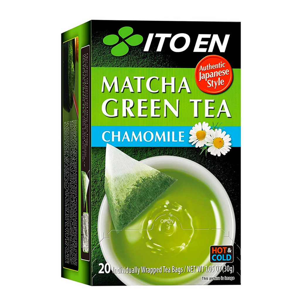 Ito En Matcha Green Tea Chamomile Flavor 20 Tea Bags 1.05 Oz (30 g ...