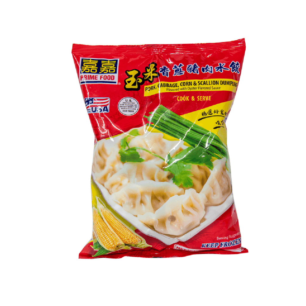 PRIME FOOD Pork, Cabbage, Corn, Scallion Dumpling 20 Oz (1LB 4 Oz ...