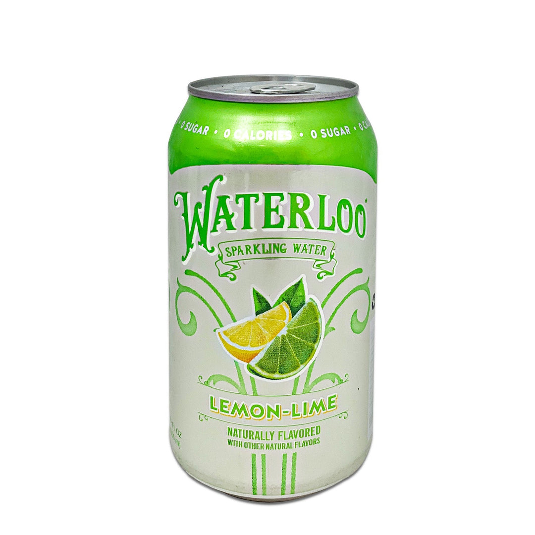 WATERLOO Sparkling Water in Lemon Lime Flavored Soda, 355mL (12 fl oz ...