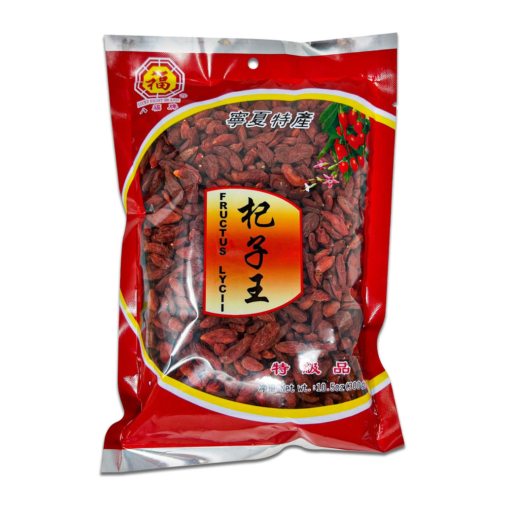 LUCKY EIGHT BRAND Fructus Lycii - Goji Berry, 300g (10.5oz) – CoCo ...